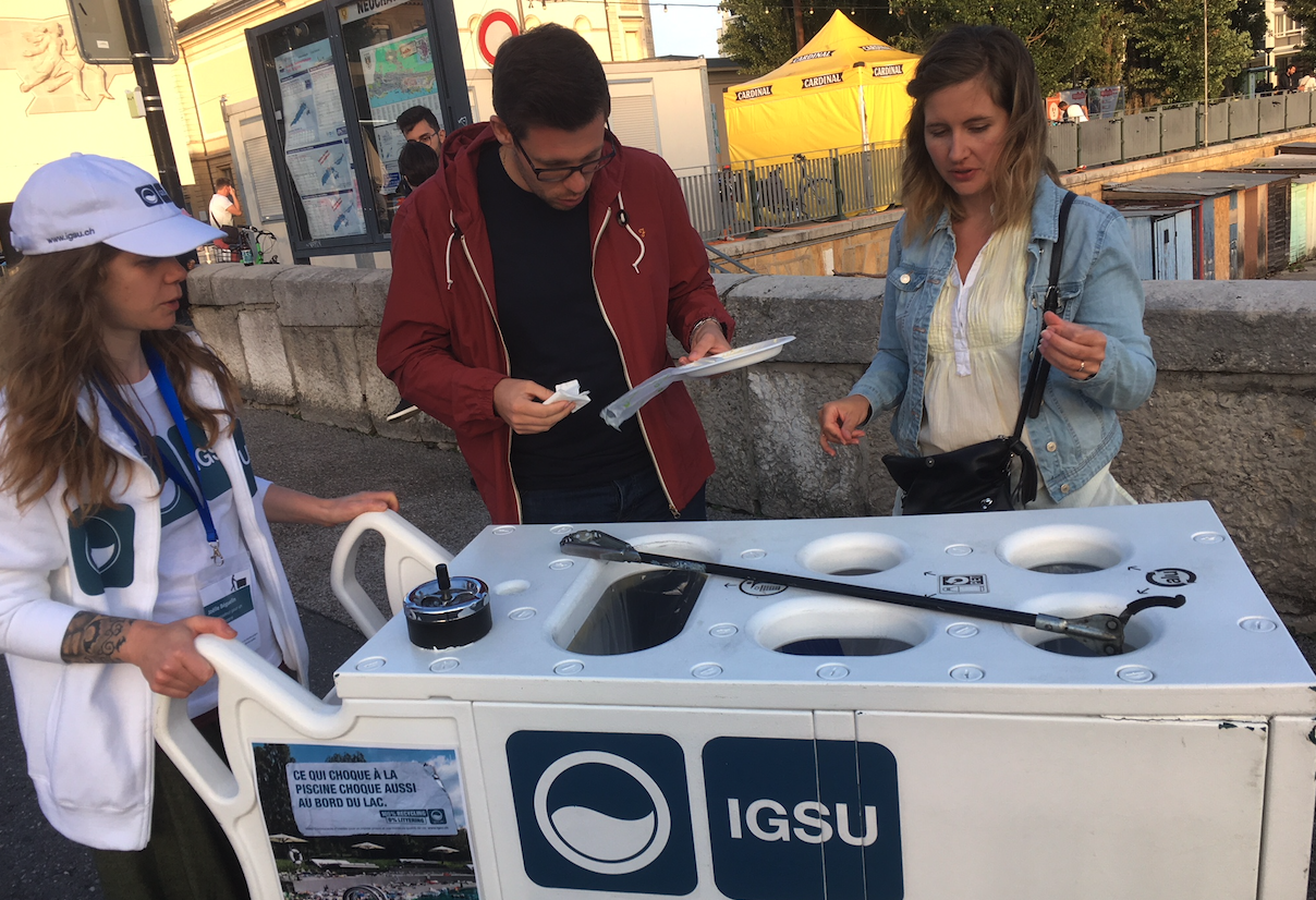 Les ambassadeurs IGSU au service d'un été propre à Neuchâtel