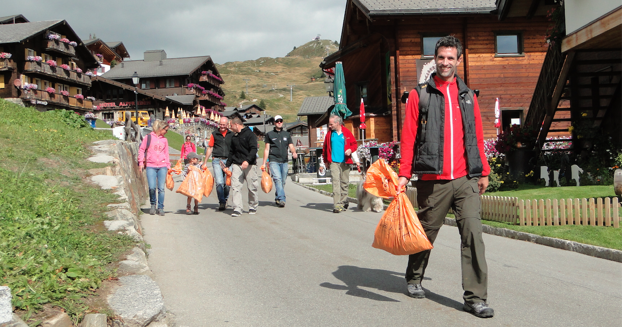 L'IGSU Clean-Up-Day avec la star de la télévision Marco Fritsche